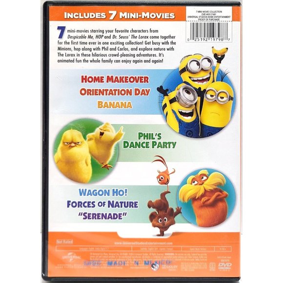 Media | 7 Mini Movie Collection Featuring Characters From Despicable Me ...